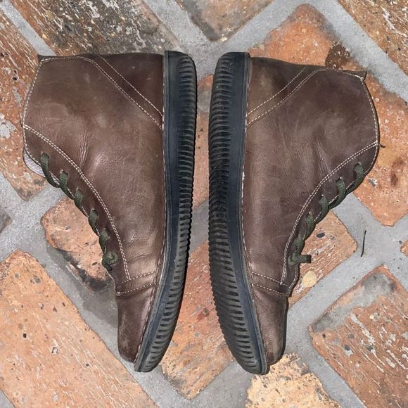 Chacal | Shoes | Chacal Desert Leather Flat High Top Zip Boots | Poshmark